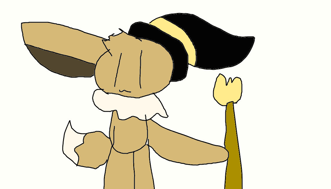 Spooky derpy eevee witch adoptable (CLOSED) by CreampieBowl on DeviantArt
