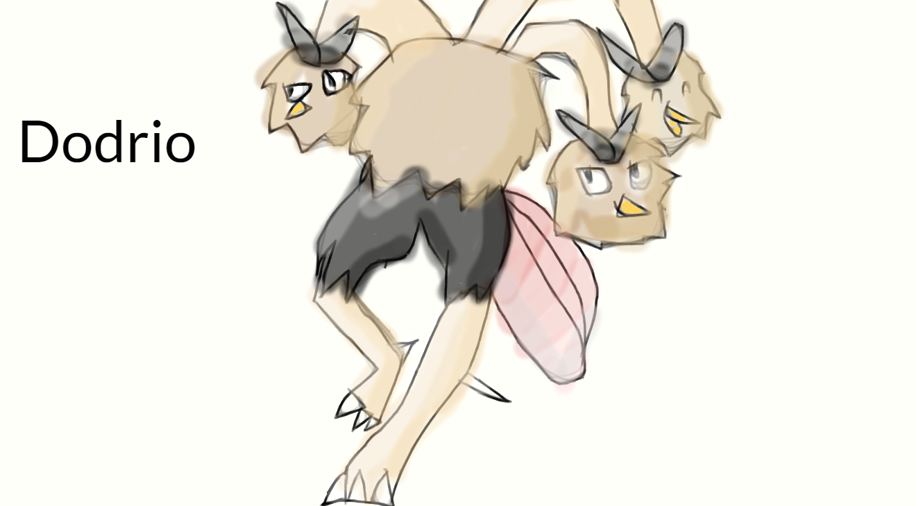 Pokemon Dodrio by Springwytraplol on DeviantArt