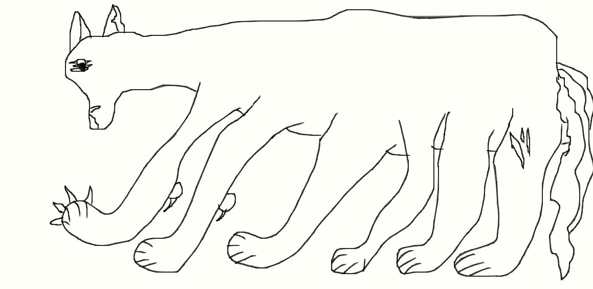 Six Legged Wolf by LoveYouFirst on DeviantArt