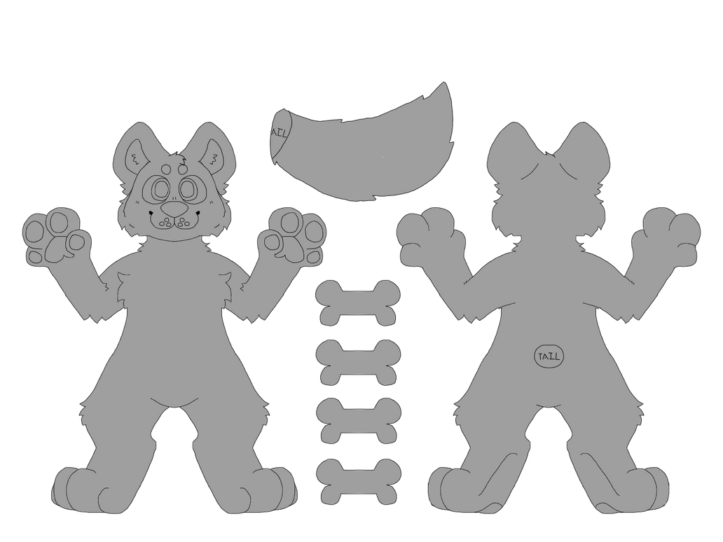 F2U READY TO COLOR CANINE BASE! by Ying-YangWolf on DeviantArt