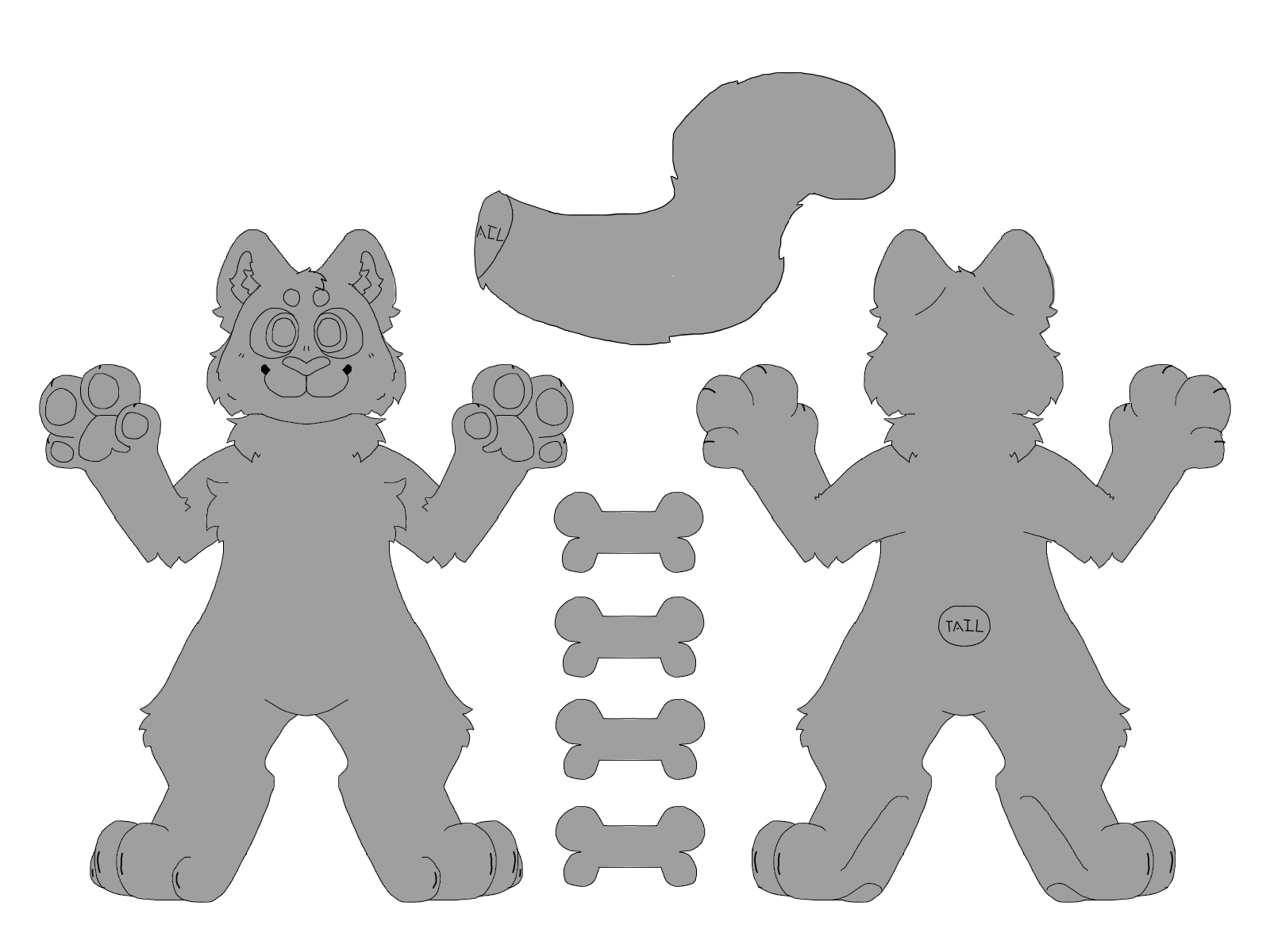 F2U READY TO COLOR FELINE BASE! by Ying-YangWolf on DeviantArt