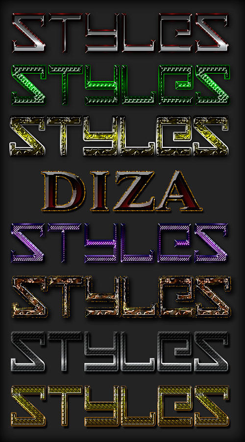 Miscellaneouses styles by DiZa-74 on DeviantArt