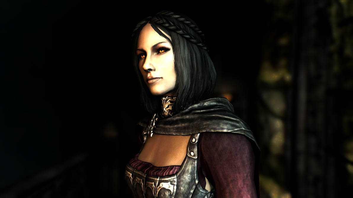Whats Sunlight Feel Like Dragonborn X Serana By Eternal Violet Void On Deviantart