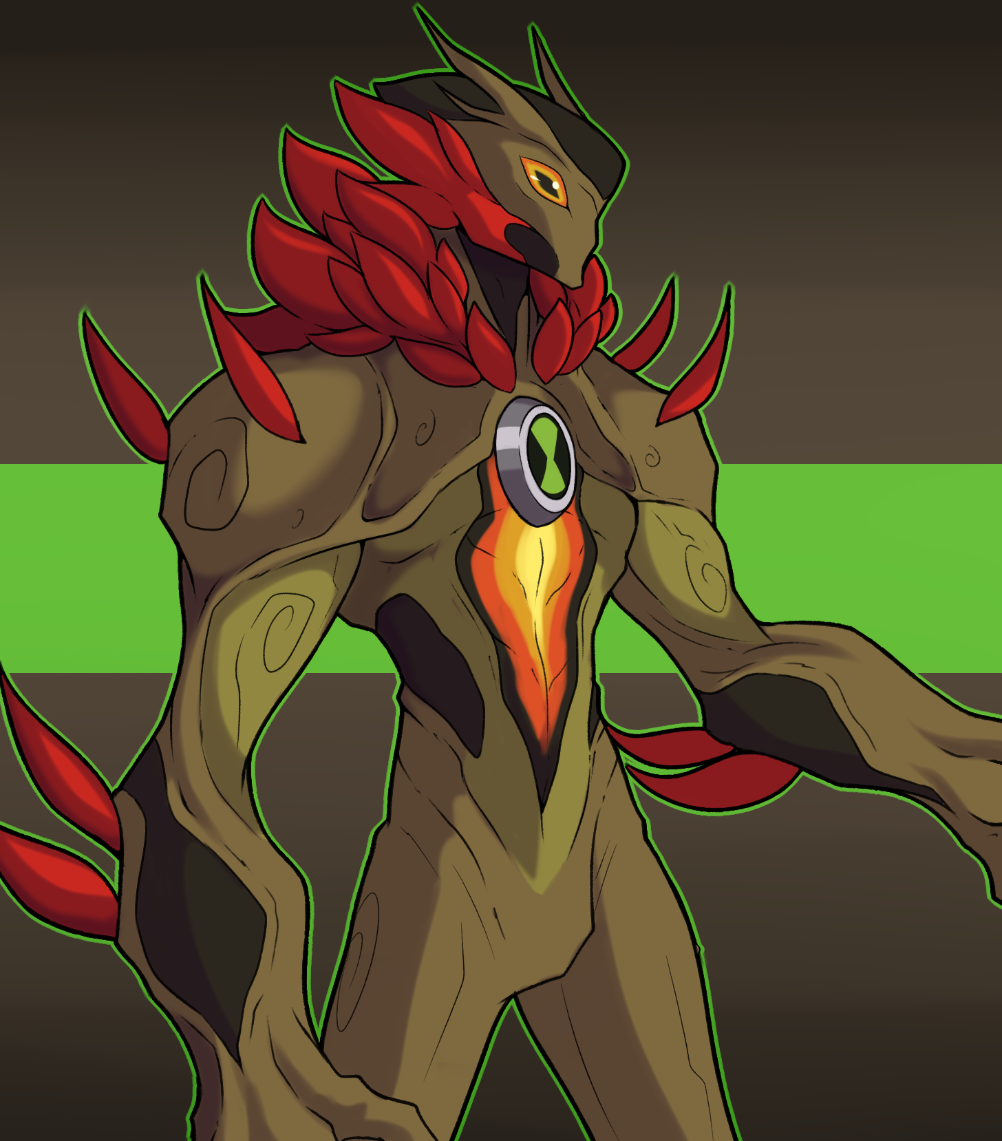 Swampfire redesign (Alt) by Ephssis on DeviantArt