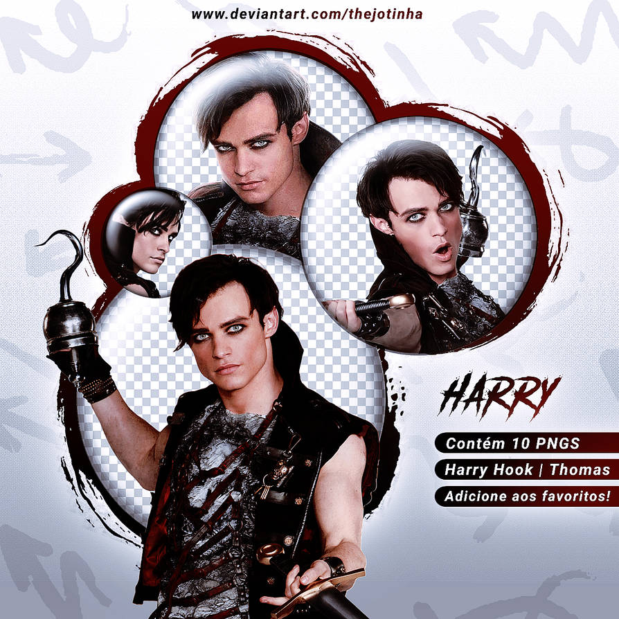 Harry Hook (Descendants) PACK PNG by thejotinha on DeviantArt