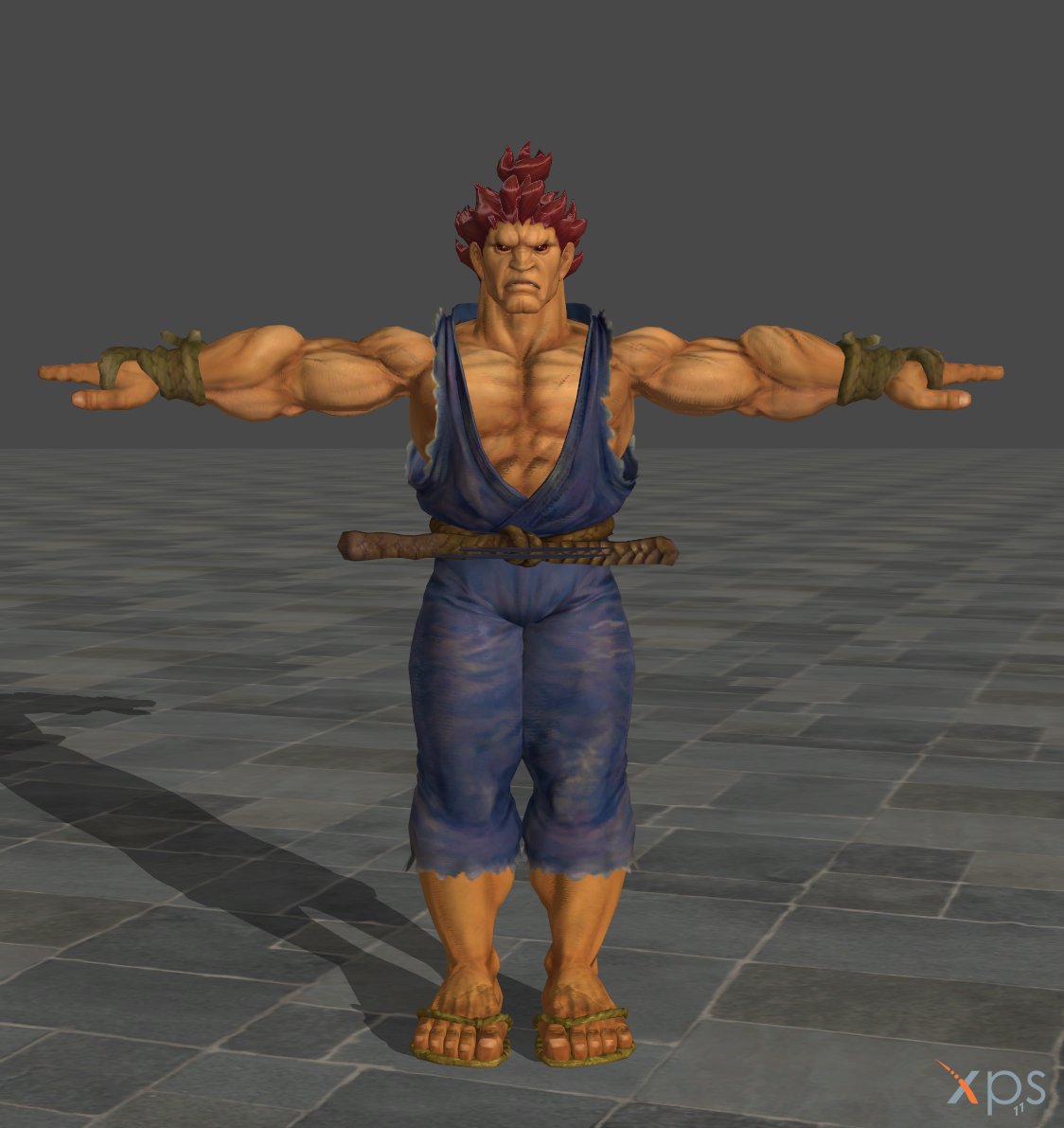 Akuma Default by Teh69thSpartan on DeviantArt