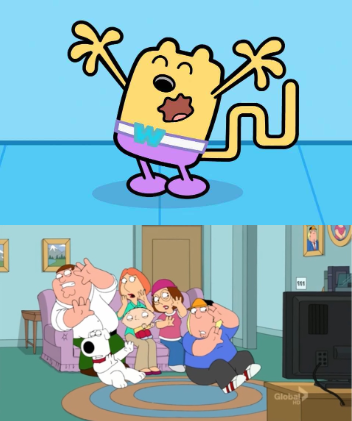 The Griffins React to Wubbzy's Screechy Voice by WubbzyArt on DeviantArt