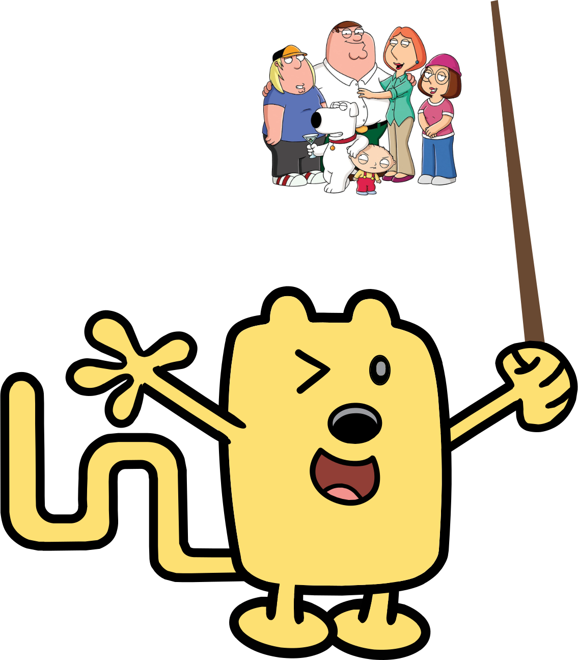 Wubbzy wishing Family Guy a 25th Anniversary! by WubbzyArt on DeviantArt