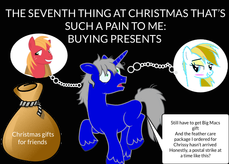 12 pains at Christmas: gift buying by Equestriasservant on DeviantArt