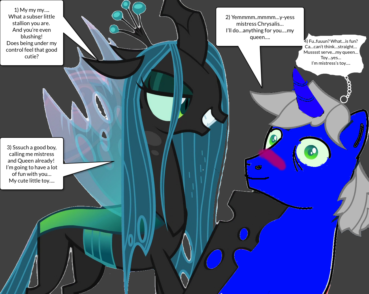 Cute catch of Chrysalis by Equestriasservant on DeviantArt