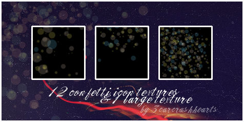 Confetti textures by hpandbsbbard on DeviantArt