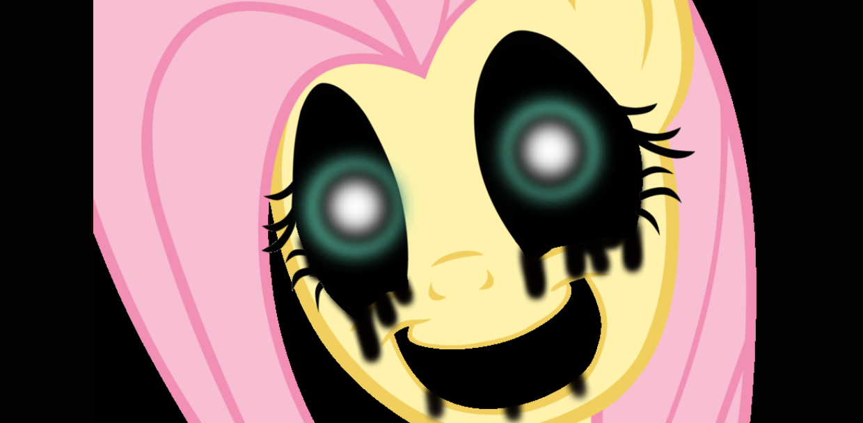Zalgo Fluttershy by SCPBronydude on DeviantArt