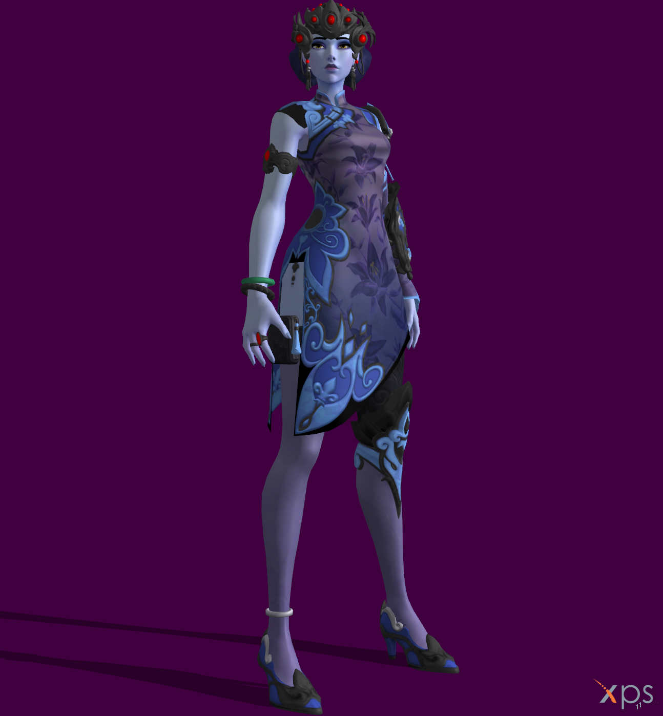 Widowmaker - Black Lily (Xnalara model) by bondageman12 on DeviantArt