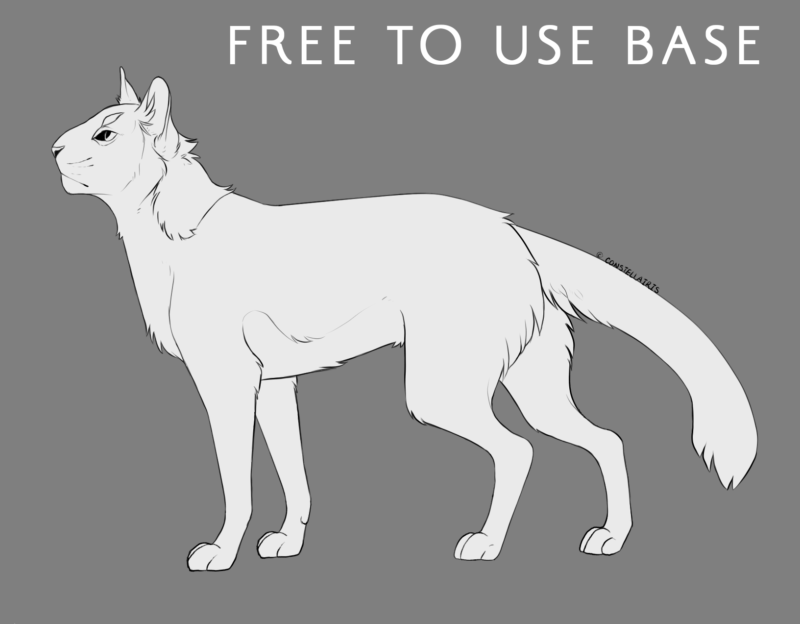 FTU FELINE BASE by Constellairis on DeviantArt