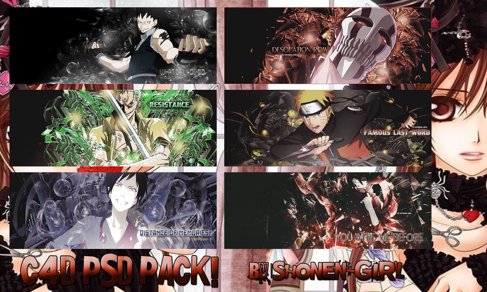 ANIME C4D PACK by OtakuOnePiece on DeviantArt
