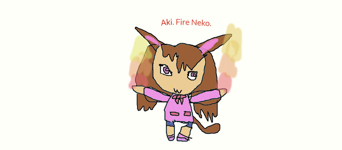 Aki. Fire Neko. by RedKittyB3 on DeviantArt