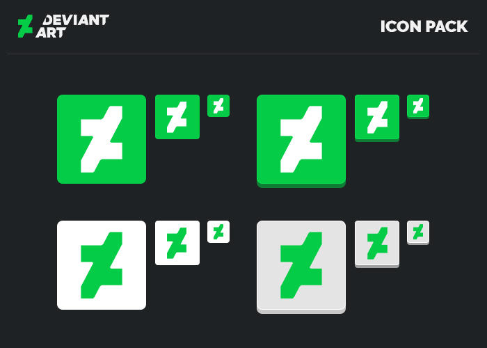 New DeviantART Icon Pack by UJz on DeviantArt