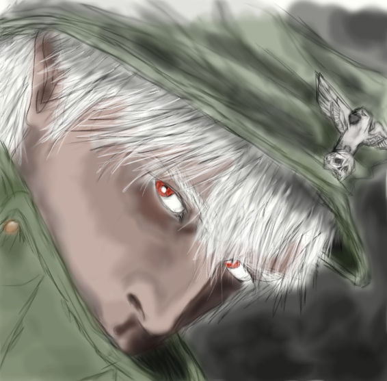 Hans Gunsche's fiery eyes by gaaraxel-13 on DeviantArt