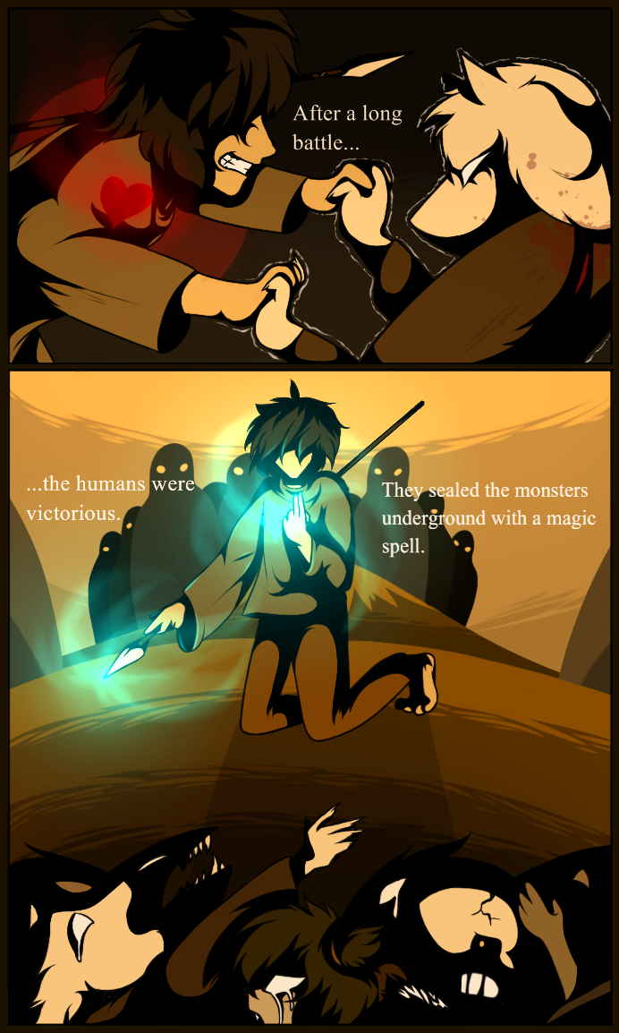 Undertale: The Beginning. pg. 2 by Andromeda38 on DeviantArt