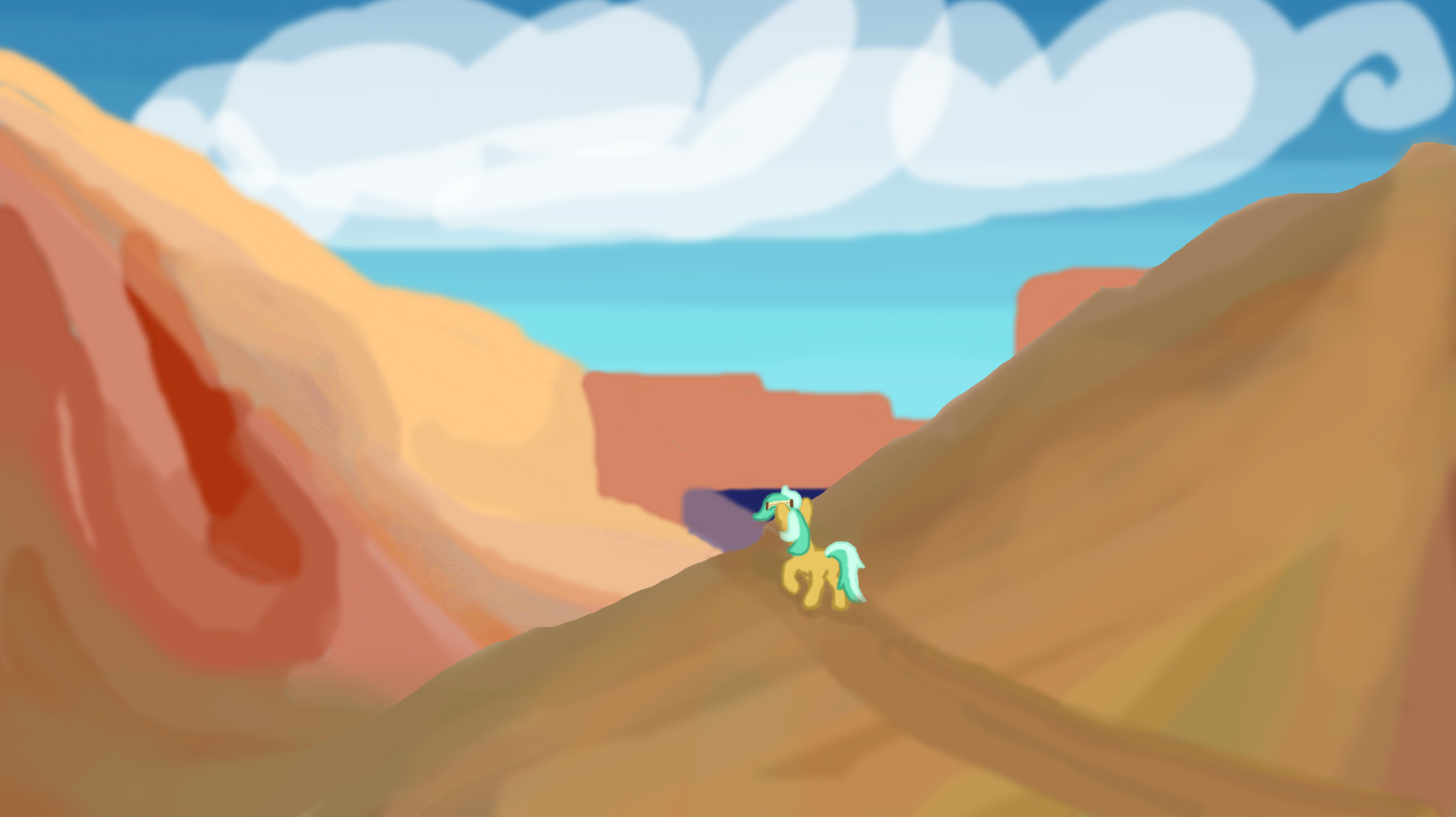 Legend Seeker: just over the mountain by Legend-Seeker-MLP on DeviantArt