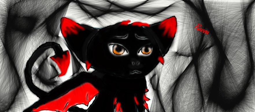 Demon Kitty by ApollosRaven on DeviantArt