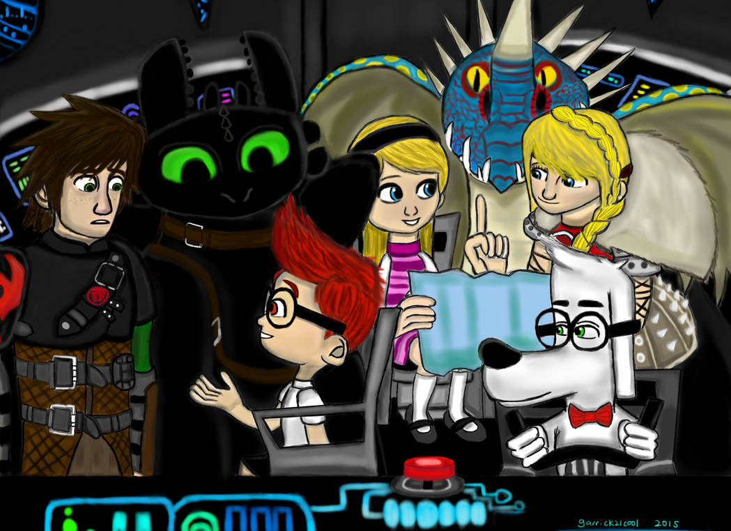 To the future with httyd crew by garrick21cool on DeviantArt