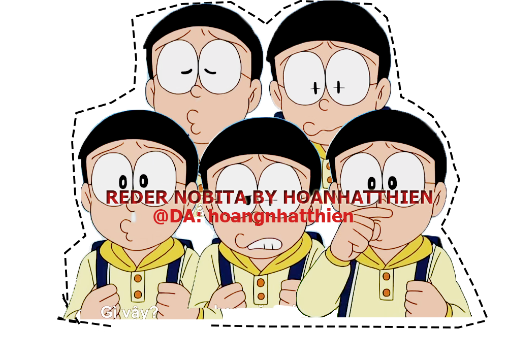 [SHARE] PACK NOBITA - 5 RENDER by hoangnhatthien on DeviantArt