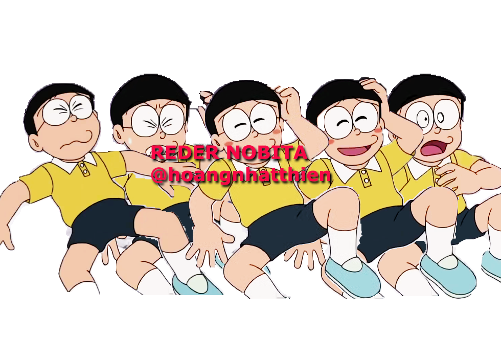 RENDER PACK NOBITA - BY HOANGNHATTHIEN by hoangnhatthien on DeviantArt