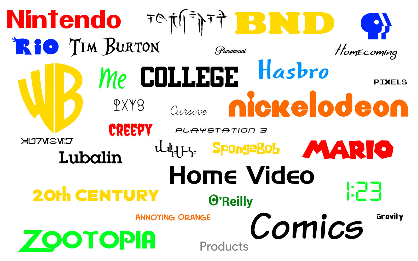 My Font Collection by DallasLong20 on DeviantArt