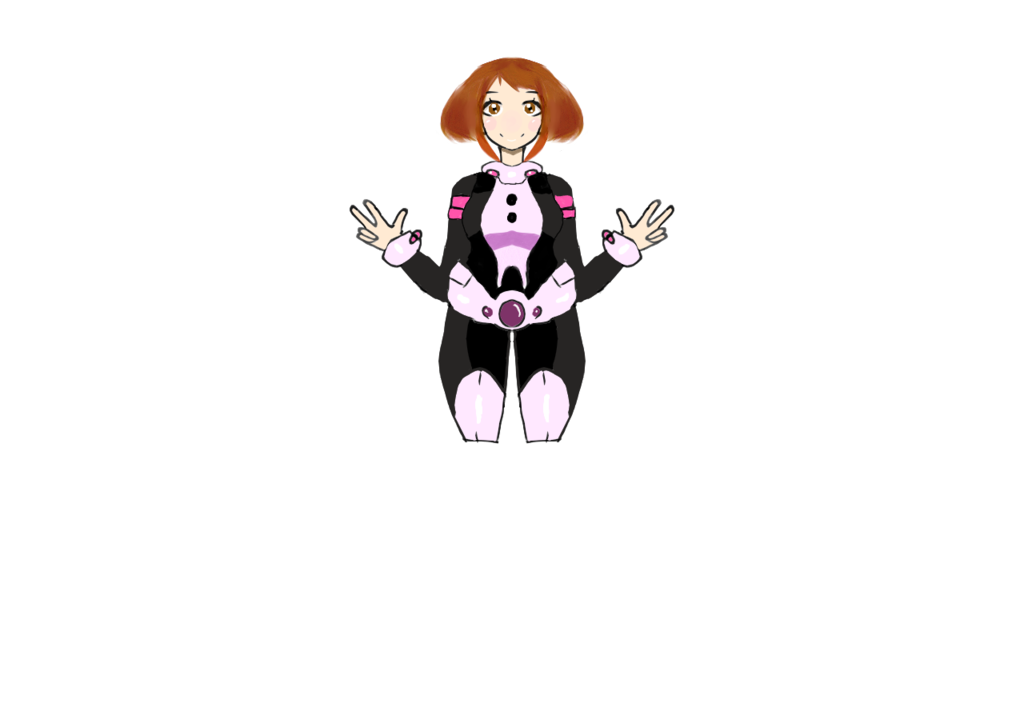 Uraraka by Goldeneggs on DeviantArt