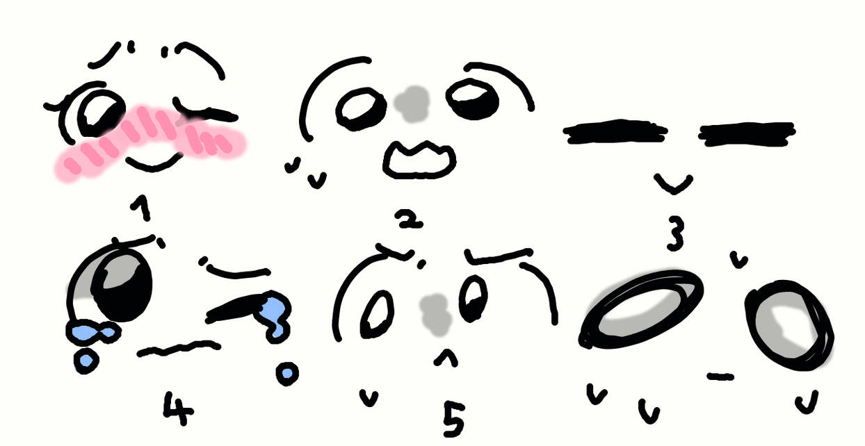 Expressions ych by SpaceKittyKawaii on DeviantArt