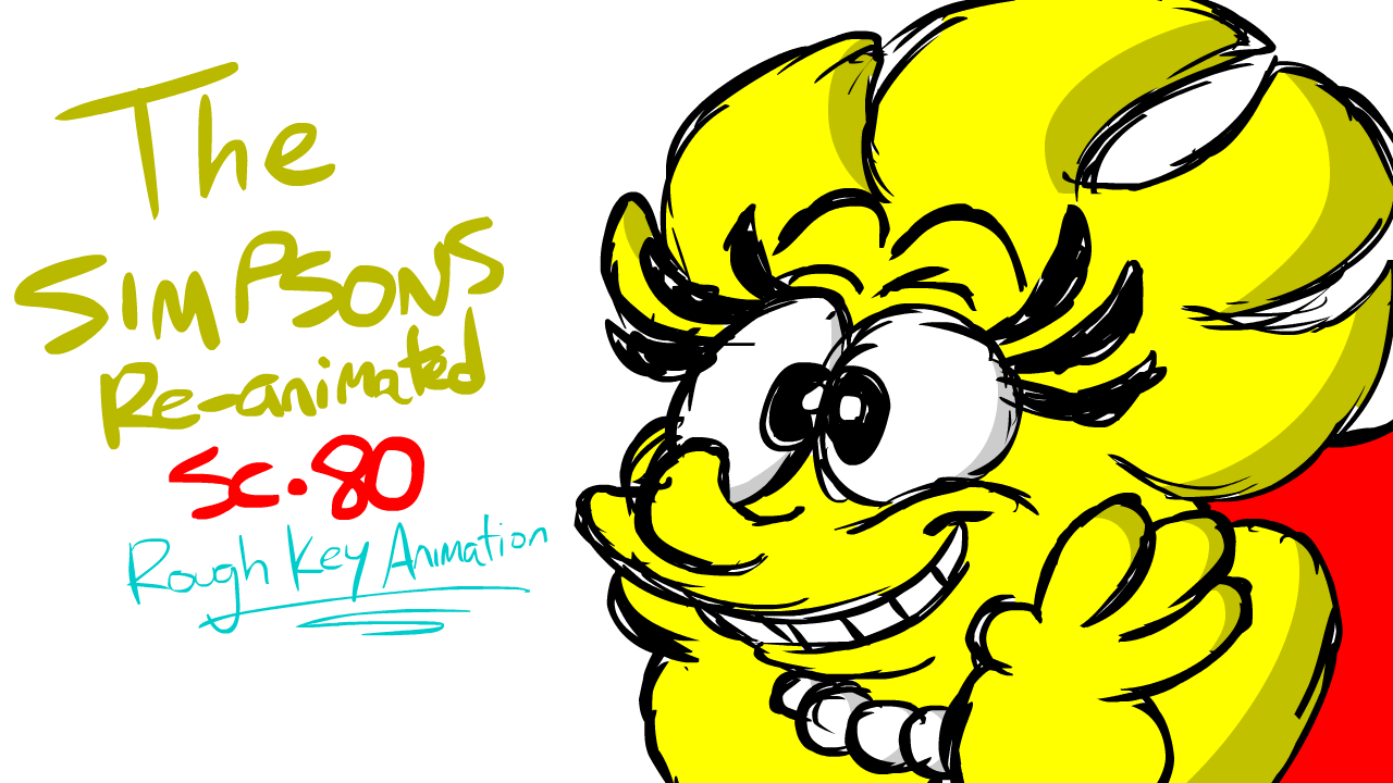 The Simpsons Re-Animation Sc. 80 Key Animation by TheSquirmMaster on ...