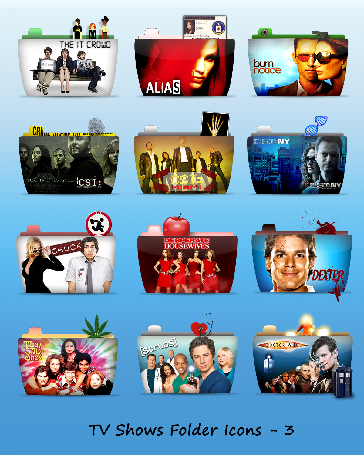 TV Folder Icons Set 3 by ashtray4241 on DeviantArt