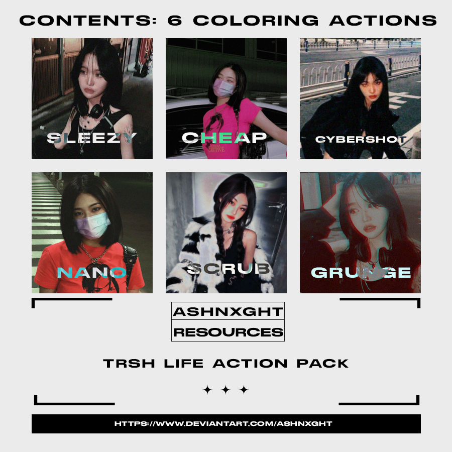 Trash Life Actions [ashnxght] by ashnxght on DeviantArt