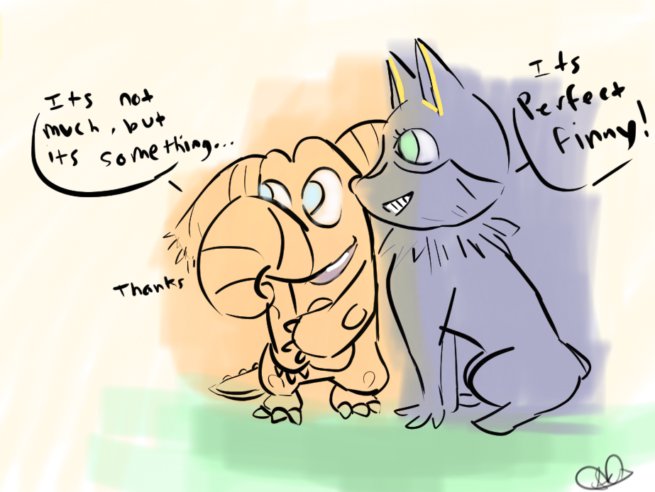 Two By Two-finny Leah by Saikha96 on DeviantArt