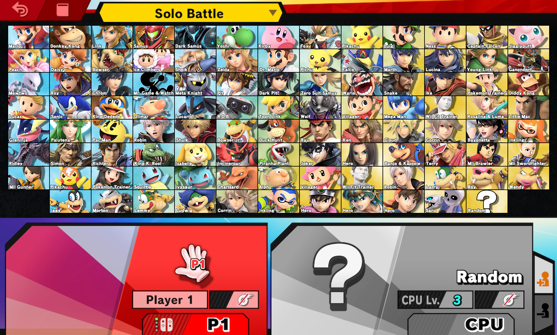 SSBU Character Select Sreen Creator by leehzart on DeviantArt