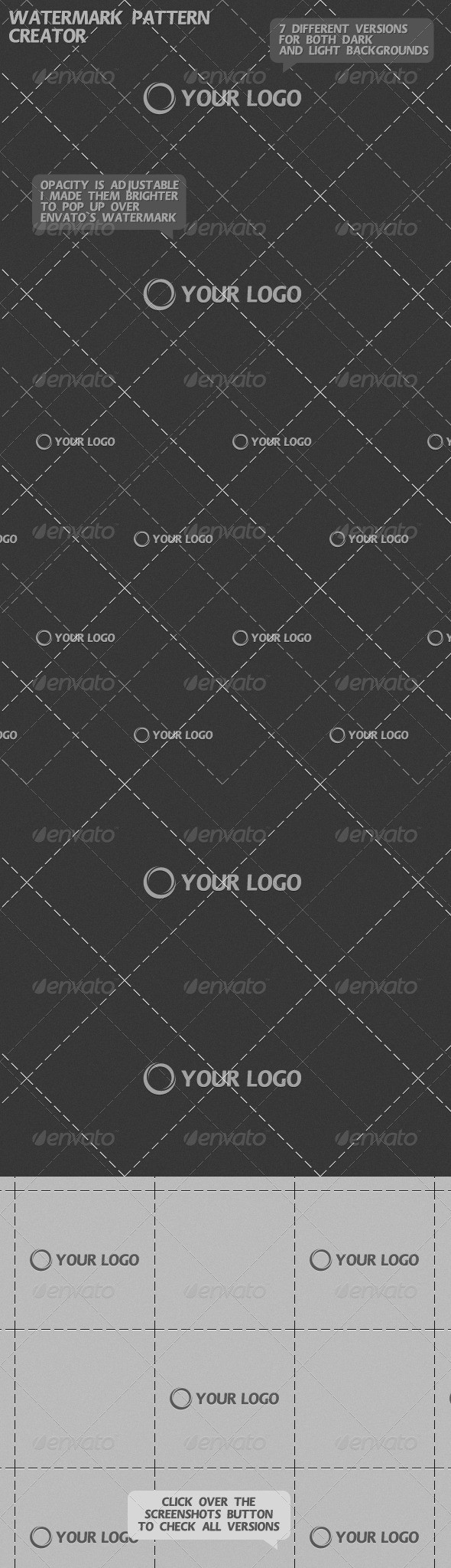 GraphicRiver Watermark Pattern Creator RETAIL by ilyaufo on DeviantArt