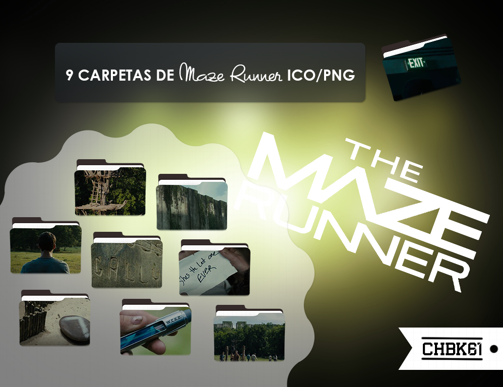 Maze Runner Folders by ChBk61 on DeviantArt