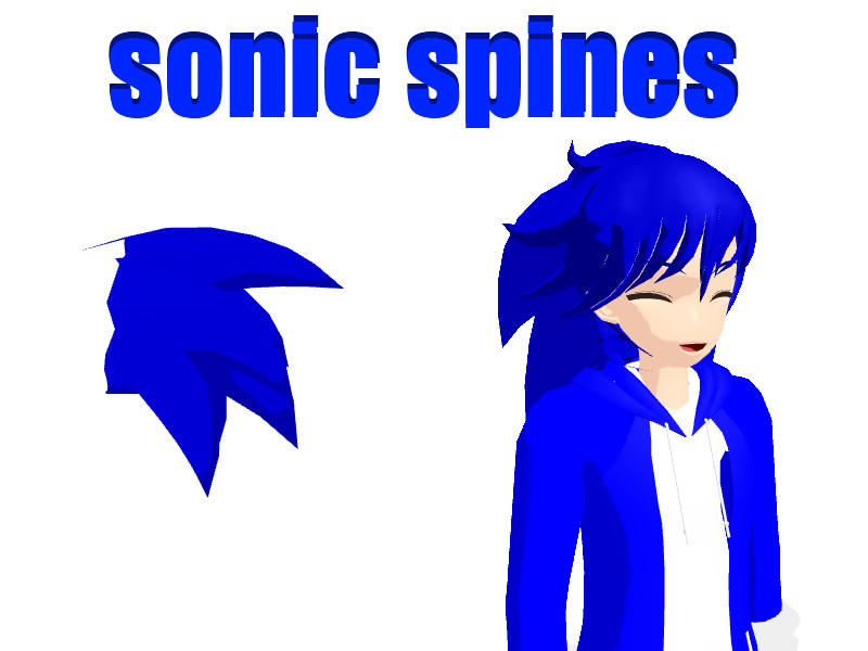 MMD Sonic Spines by supersonicwind69 on DeviantArt
