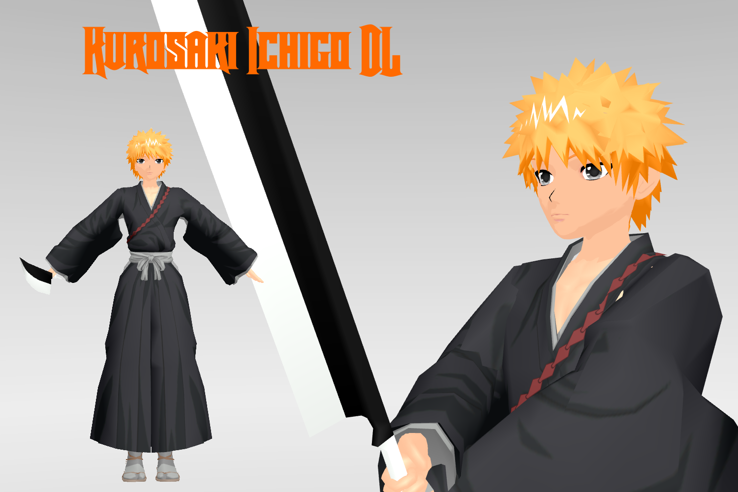MMD Ichigo Kurosaki DL by supersonicwind69 on DeviantArt