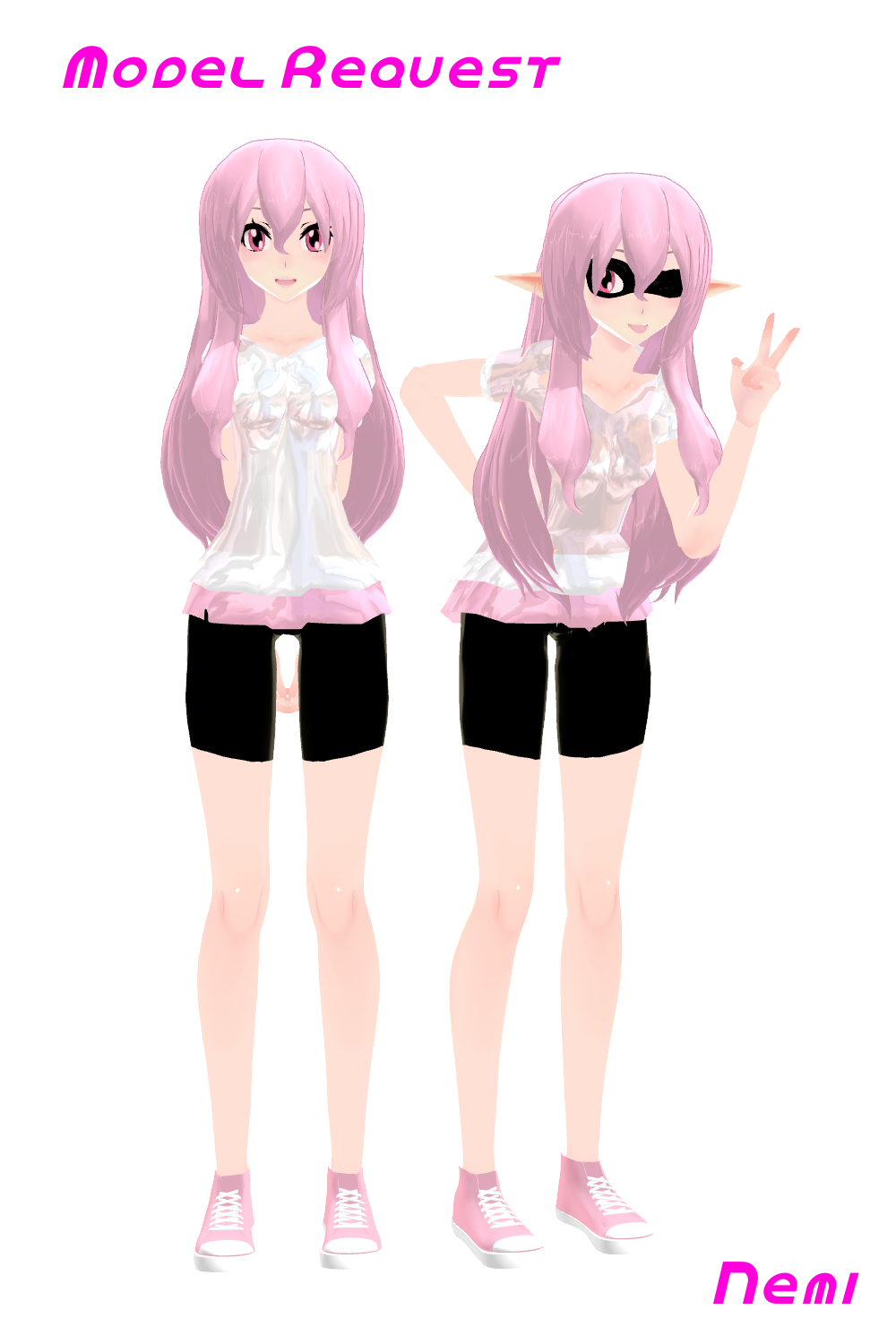 MMD Nemi (Model Request) Dl by supersonicwind69 on DeviantArt