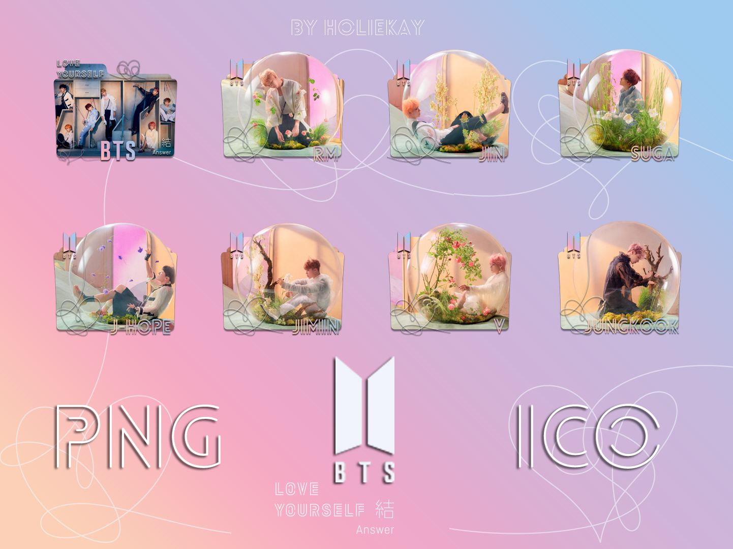 BTS Folder Icon Pack by HolieKay on DeviantArt