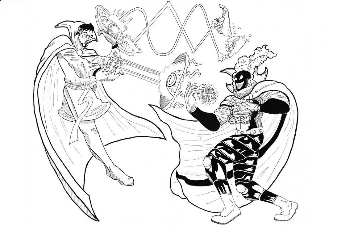 Dr. Strange vs. Dormammu by gospingo on DeviantArt