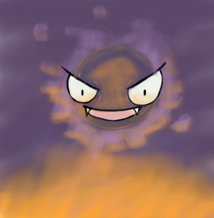 Ghoulish Gastly by aurora2527 on DeviantArt