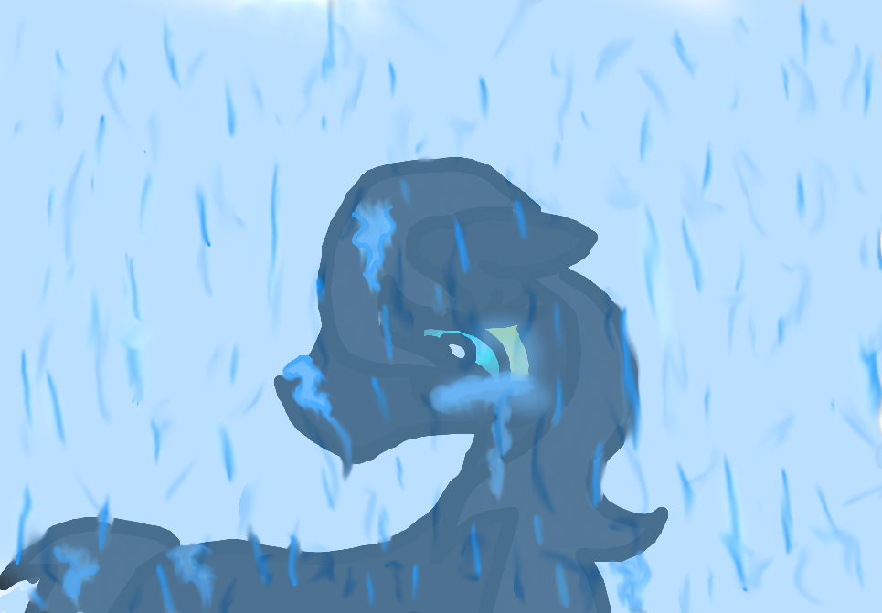 Sad Pony in the Rain by PrincessBloodySky on DeviantArt