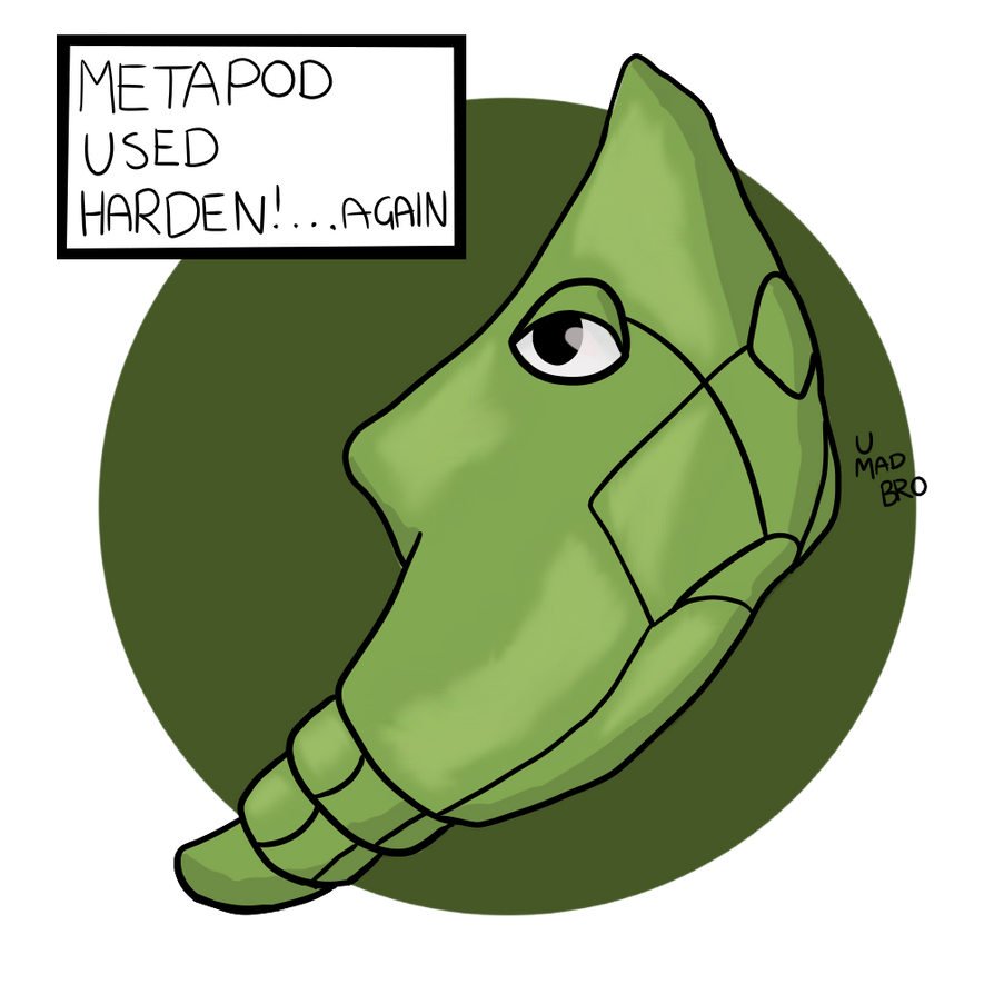 Pokemon Challenge Day 2 - Metapod by themoonlitwolf on DeviantArt