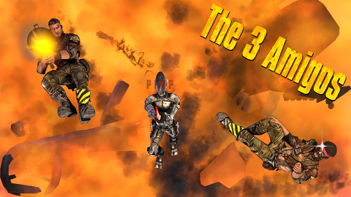 The 3 Amigos (2D Title Version) by GeniusGT on DeviantArt