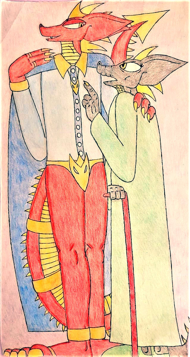 The Young King and the Old Queen by FriendlyPineapple on DeviantArt
