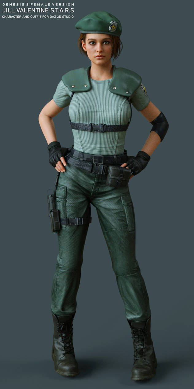 Jill Valentine STARS for G8F by guhzcoituz on DeviantArt