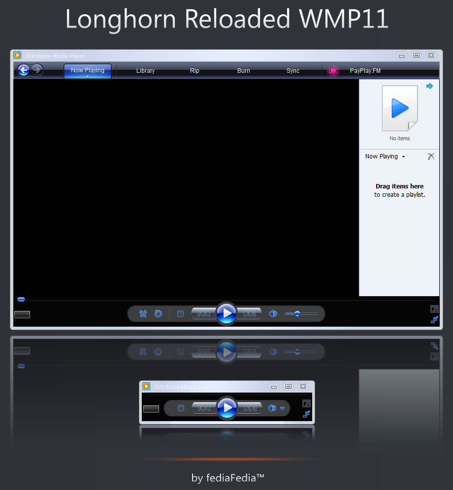 Longhorn Reloaded WMP11 by fediaFedia on DeviantArt